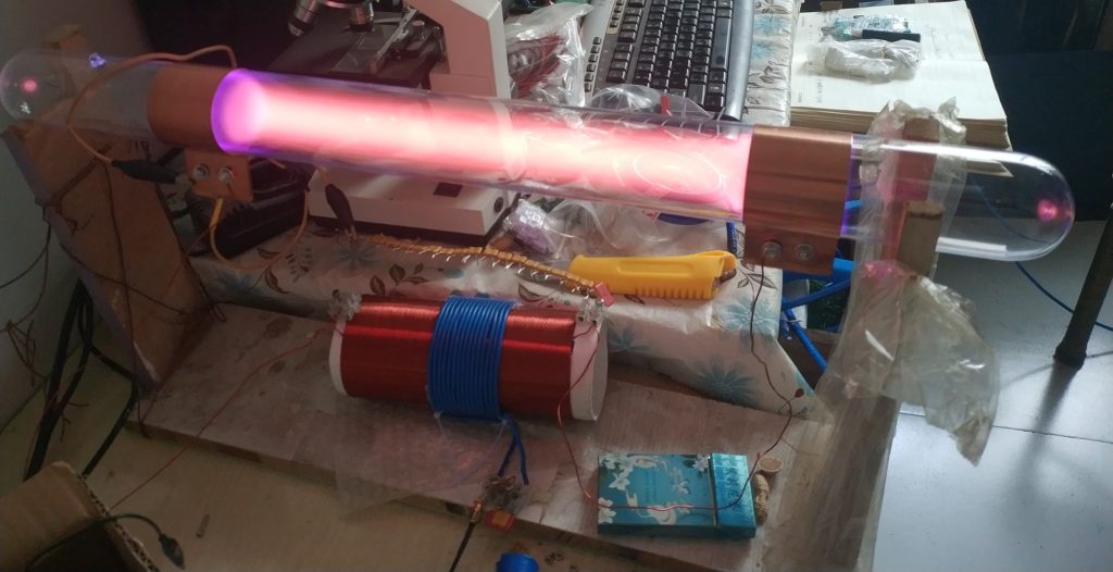 800KHz carrier frequency plasma Rife machine - BLACK BOX TECH LAB