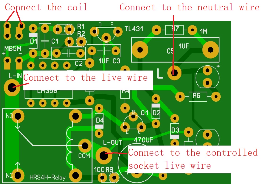 Circuit for High-power Linkage Socket Master-slave Control Power Strip ...