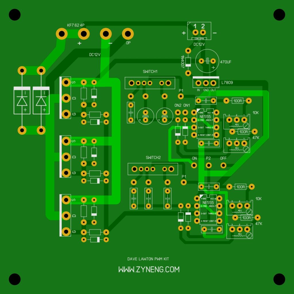 DAVE LAWTON HHO PCB - BLACK BOX TECH LAB